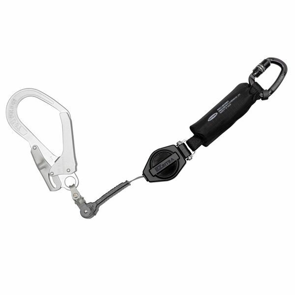 【商品説明】●フルハーネス／胴ベルト兼用型巻き取り式シングルランヤード ●ロック機構付き常時巻き取り式タイプ ●ランヤード長さ1650mm兼用型では最長クラスとなっており作業範囲を確保することが可能 ●ショックアブソーバーを小型軽量化従来品...