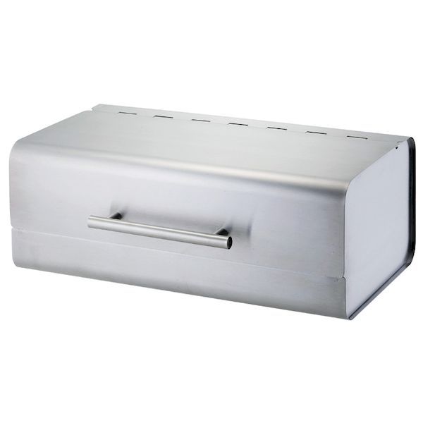 【商品説明】●本来はパンを入れるケースだけど、それだけではもったいない。●リビングやプライベートルームでも・・・・●存在感のあるおしゃれ空間になります。【材質】●ステンレススチール