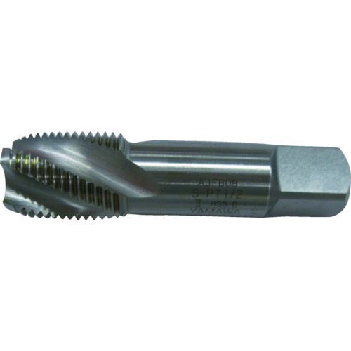 弥満和製作所メーカーお問い合わせ：0120-800-418【特長】●厚みが制約される機械部品の加工に最適なスパイラルタップです。【用途】●被削材:低・中・高炭素鋼。【仕様】●精度：JIS2級●呼び寸法：1/8●山数：28●ねじ長さ(mm)：...