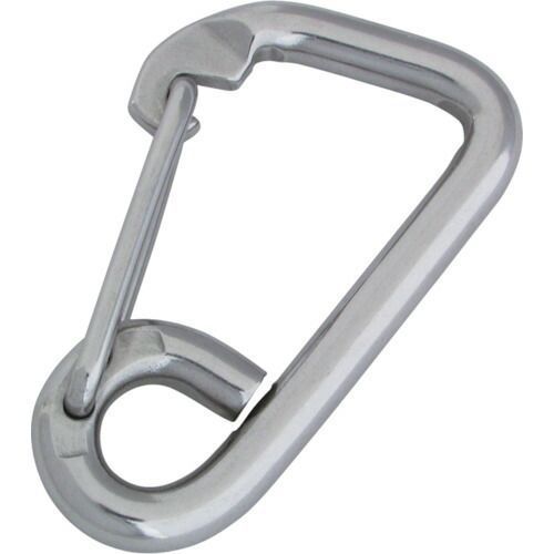 水本機械製作所メーカーお問い合わせ：079-246-2501【特長】●荷重をかけた際、長辺に負荷がかかるため、フックに負担がかかりにくい構造になっています。【用途】●端末の金具のジョイントに。【仕様】●使用荷重(kN)：0.98●d(mm)...