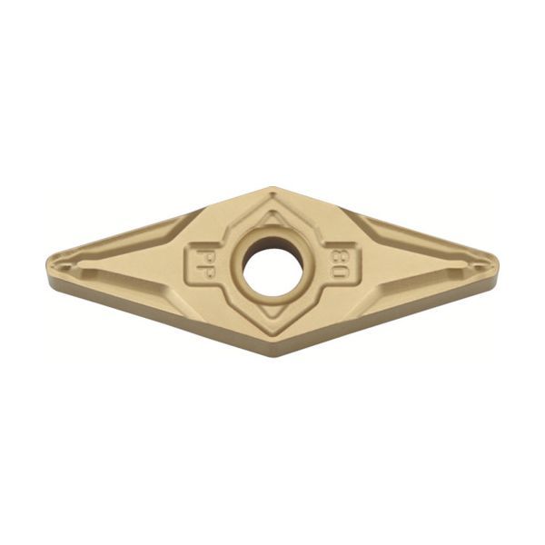 【商品説明】【特長】●特殊強化サーメットに、耐摩耗性と耐溶着性に優れたMEGACOAT NANOコーティングを施しています。●高能率加工と高品位な仕上げ面を実現しています。【用途】●旋削加工用。●被削材：鋼。【仕様】●チップ形状：ひし形35...