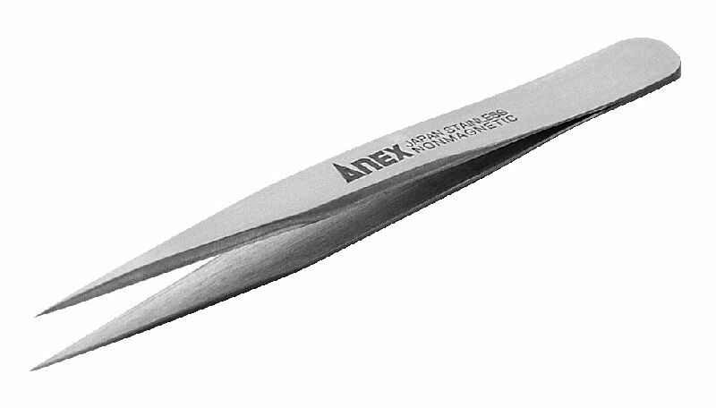 【仕様】 ●先細小型●全長×後端部幅（mm）:110×10 【特長】 ●鋭い刃先のため、細かい精密部品の保持に適しています。4962485091545