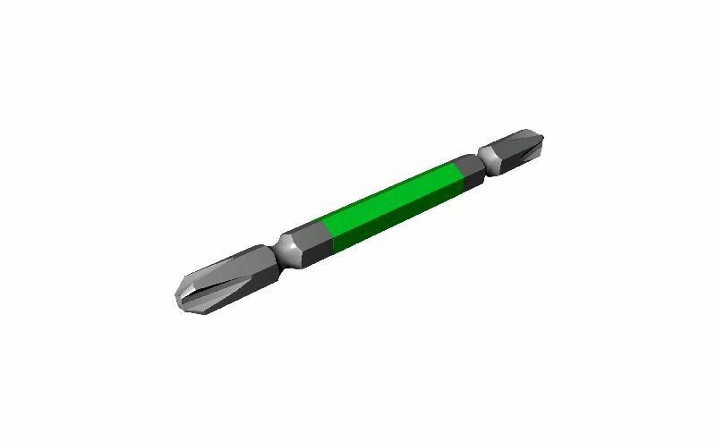【仕様】 ●先端サイズ：＋3●全長：300●塗装色：緑 【特長】4962485392192