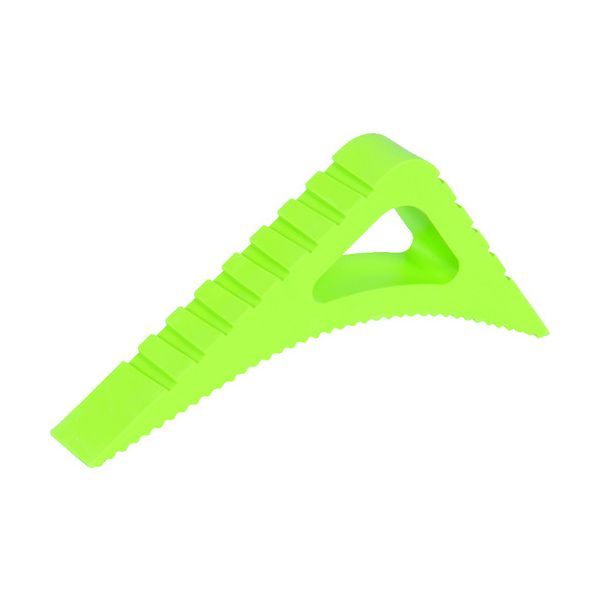 【商品説明】【特長】●特許取得済みの形状でしっかりとドアや窓を止めます。●カラフルな色でおしゃれです。●ゴムなので床、レール、ドアなどに傷を付けにくいです。●ドアが壁を傷つけないようにすることも可能です。【仕様】●色：緑●全長(mm)：11...