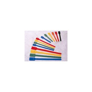 ●入数：10本/袋●色：赤●全長：271mm●幅W：13mm●結束径（φmm）：最大67●グリップタイはワンタッチで止められる面ファスナー式の結束タイで、柔軟な素材のため結束したケーブルを傷めません●取り付け、取り外しが容易で、仮止め用とし...