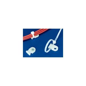 ●入数：100個/袋●使用インシュロックタイ：T18タイプまで（別売）●使用ビス：M3●A：12.8mm/B：8.0mm●φD：3.1●色：乳白色●屋内使用●材質：66ナイロン●使用温度：-40℃〜85℃●UL難燃グレード：UL94V-2●...