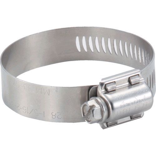 【特長】●耐食性に優れています。【用途】●産業、航空関係用。●大口径管用のホースヘッド。ゴムジョイント部。●耐食性の要求される産業・工事現場。【仕様】●最大径(mm)：44●最小径(mm)：21●厚さ(mm)：0.58●締付トルク(N・m)...