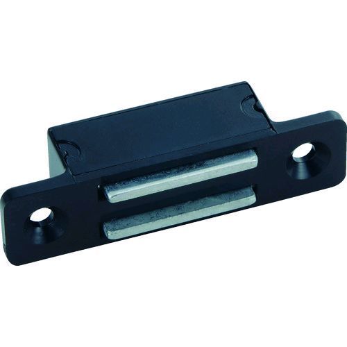 【特長】●外観露出を少なくでき、木製家具などに最適です。【仕様】●色：黒●全長(mm)：48●吸着力(N)：30【仕様2】●埋込型●本体取付穴寸法：3.2×6.2mm皿穴【材質／仕上】●本体:ABS樹脂【原産国】日本