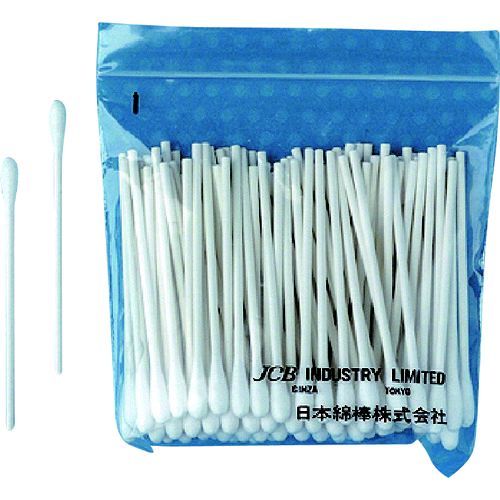 日本綿棒メーカーお問い合わせ：03-3573-1884【特長】●綿球は独自の長繊維を巻き付け、リントが出にくい構造です。【用途】●奥まった箇所の清掃に。●電子機器等の接点や端子部分の清掃。【仕様】●先端径(mm)：5●軸長(mm)：75●摘...