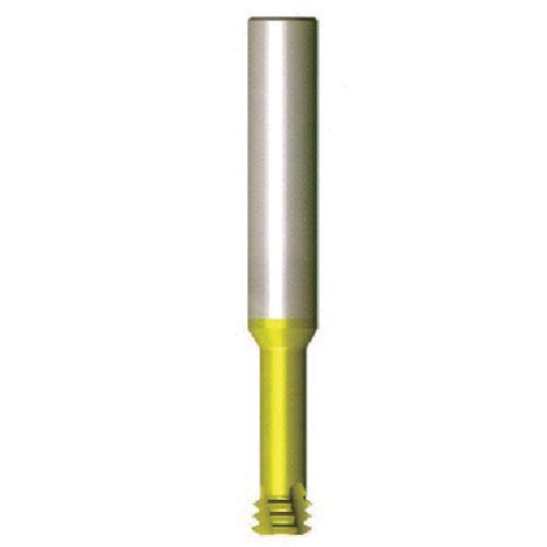 ノガ・ジャパンメーカーお問い合わせ：048-777-1733【特長】●62HRCまでの高硬度焼入れ鋼や難削材のねじ切り加工ができます。●高速切削ができるため、加工時間が短縮されます。●刃長が短い（3山）ため、切削負担をかけません。●止まり穴...