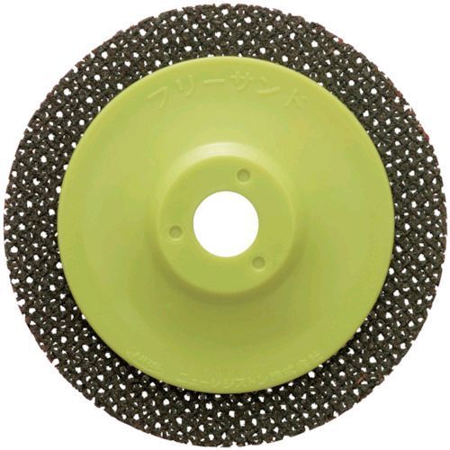 【特長】●仕上げ研磨用です。●ディスクを2〜5枚まで重ね、枚数を変えることで、柔軟性と研磨力を目的に合わせて調節することができます。●網目状のクロスを基材に使用しており、目づまり・溶着がないので、焼け・ゆがみが生じません。●柔軟性に優れてい...