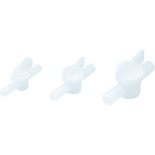 東京硝子器械メーカーお問い合わせ：03-3252-3461【特長】●ストレスクラック防止と流通液体ぬけ防止について特許取得済みです。●低価格のストッパーコックです。【仕様】●接続チューブ内径(mm)：8●外径(mm)：8●長さ(mm)：62...