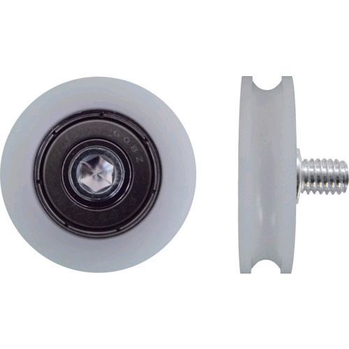 イースタン精工メーカーお問い合わせ：03-3526-7070【特長】●精密ベアリングを内蔵した樹脂成形ベアリングです。●外周部が鉄に比べ、騒音・振動吸収効果があります。【用途】●ガイドローラー、ドアー（吊戸）、滑車、ワイヤ使用のテンション。...