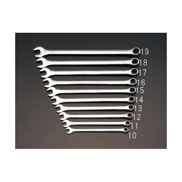 ●対辺…10mm●全長…188mm●厚み…5.0×7.0mm●重量(g)…52●材質…クロムバナジウム鋼●12ポイント●15°タイプ●ミラー仕上げ●奥所向けに最適な超ロングモデル●サイズ…●サイズ(mm)：10●全長(L；mm)：188●ス...