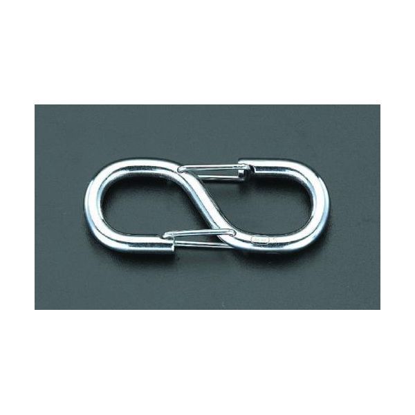 ●材質…SUS304●全長…37mm●幅…16mm●線径…3mm●口の開き…5mm●使用荷重…8kg