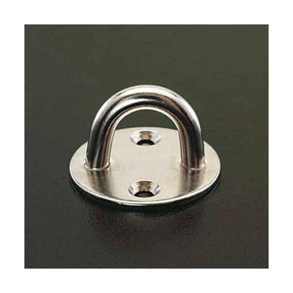 ●材質…SUS304●穴径…5.5mm●線径…5.8mm●プレートサイズ…41mm●サイズ…A：23mmB：17mmC(リング径)：19.8mm●使用荷重…225kg●取付ねじ無し