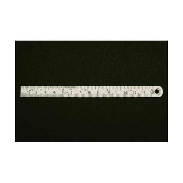 ●ミリ、インチ相当目盛両用です。●材質…ステンレス●目盛×幅×厚み…300(12”)×13×0.5mm