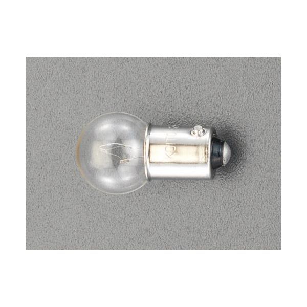 ●一般用●ガラス球…G14●光色…クリアー●口金…BA9s●サイズ…φ15×28mm●用途…計器灯、表示灯用●定格…24V6W