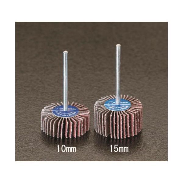 ●軸径…3mm●直径…30mm●最大回転数…25000rpm●軸長…38mm●入数…1本入り●高さ…15mm●砥粒…アルミ酸化物●粒度…＃180