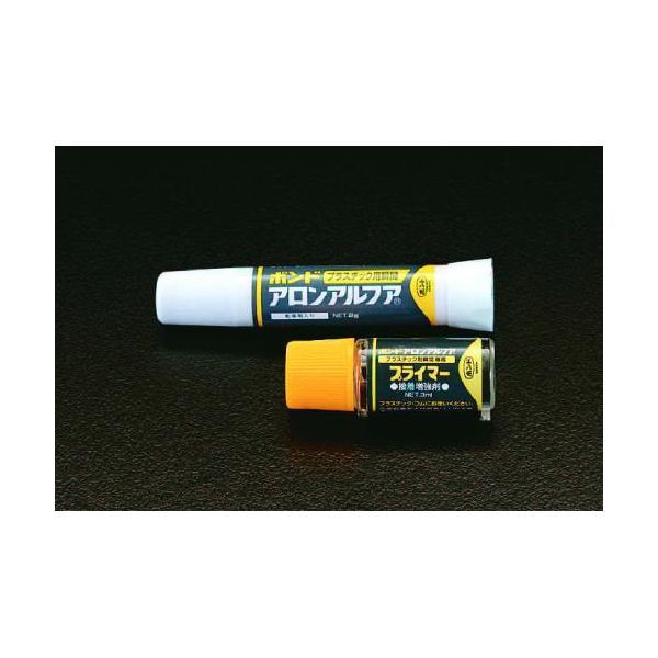 ●商品名…アロンアルフア　プラスチック用●ポリエチレンやポリプロピレンの他、軟質塩ビ、工業用ゴムなどに対応しています。●内容量…2g●プライマー付●使用温度範囲…10〜35℃