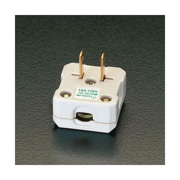 ●定格容量…15A 125V●L形プラグ●適用電線…0.75mm2〜2mm2●サイズ…38× 40×21(D)mm●コード仕様…平形用●RoHS対応品