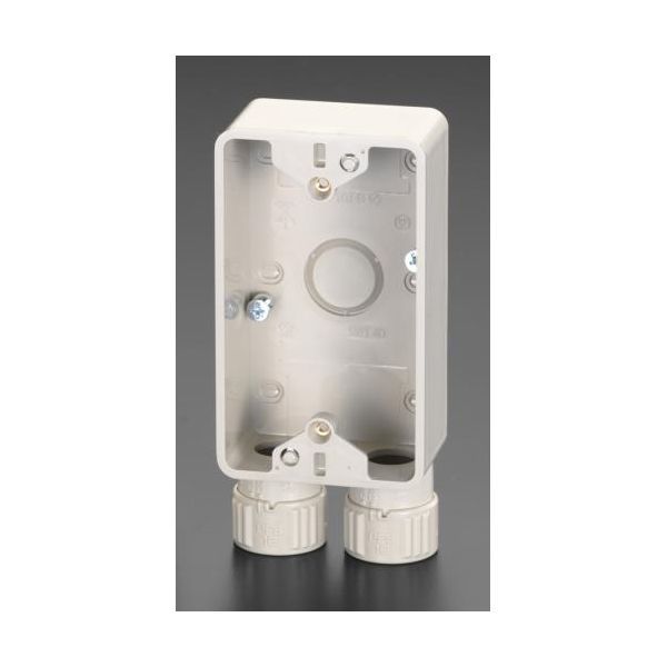 ●スイッチ1個用一方出(下2個)●適合管…PF16用●材質…PVC●サイズ…70×150×41mm●ねじ締め込み式の為、PF管の脱着が簡単に行うことができます。