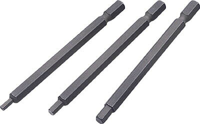 【仕様】●対辺（mm）:8.0●全長（mm）:90●シャンク径:6.35mm【質量】60 g【特徴】●六角軸シャンクで電動ドリルにワンタッチで取付可能です。●各種六角穴付ボルトの着脱に最適な先端工具です。【材質仕上】●Cr-V【用途】●各種...