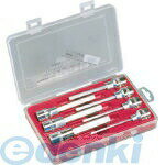 仕様●差込角(mm):12.7●セット内容(mm):5・6・8・10・12・14・17●組入数(個):7●収納、保管に便利なプラスチックケース入り。 質量1103.0 g 特徴●錆び付いたボルトの弛緩等、大きな力の必要な作業が効率良く行えま...