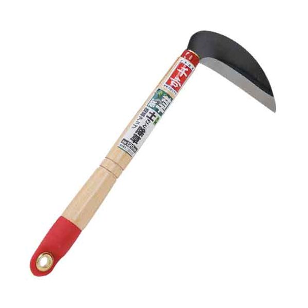 【用途】草取り鎌。【機能・特徴】除草作業用です。効率よく土ごと除草できます。左利き用です。【仕様】●左きき用。●刃部：全鋼。●刃長：120mm。●刃部：刃物鋼。●柄部：木。【注意事項ほか】本来の用途以外には使用しないで下さい。使用前には本体...