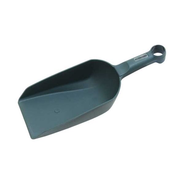 【用途】スコップ。【機能・特徴】土すくい用です。ワイド形状でたっぷりすくえます。軽量・丈夫な樹脂製です。【仕様】●角形タイプ。【材質】●本体：PP＋グラスファイバー。【商品サイズ】幅130×高さ360×奥行160mm　重量160g【注意事項...