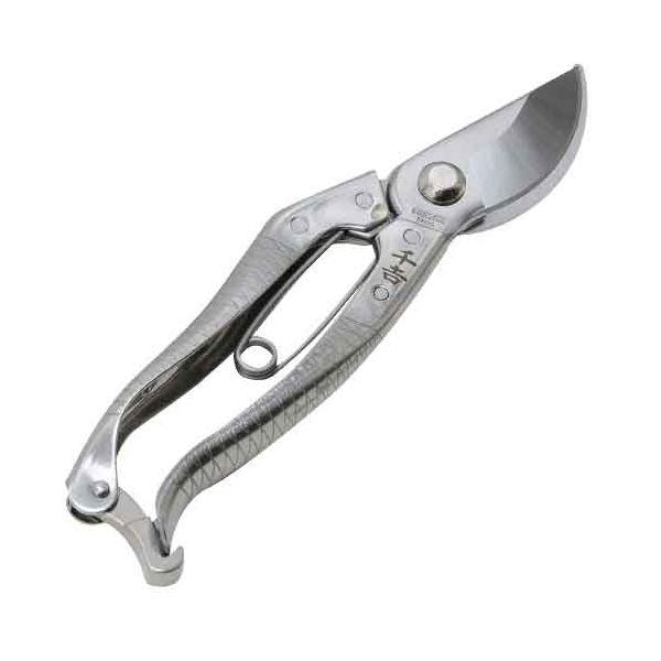 【用途】剪定鋏。【機能・特徴】剪定・整枝作業用です。錆びにくいオールステンレス製です。【仕様】●全長：約200mm。●生木切断能力：15mm。●ステンレス。【注意事項ほか】本来の用途以外には使用しないで下さい。使用前には本体あるいは部品にが...