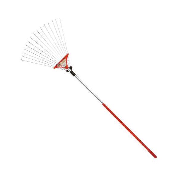 【用途】落ち葉集め、庭掃除。【機能・特徴】土ならし・掃除用です。収納・保管に便利な伸縮式です。玉付き爪タイプで、落ち葉などが刺さりにくく作業性が抜群です。【仕様】●伸縮式。●爪部：バネ鋼。●柄部：アルミ。【注意事項ほか】本来の用途以外には使...