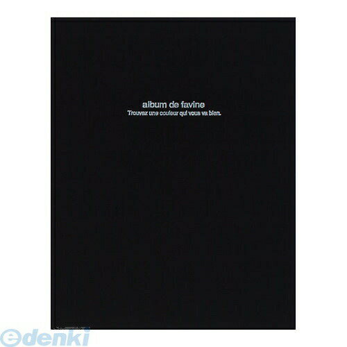 A4サイズ フエルアルバム。棚にスッキリ収納。●サイズ：タテ303×ヨコ237×背巾27mm ●布地表紙 ●A4サイズ100年台紙(ブラック)10枚 ●タイトルカード付 ●ビニールカバー付 ●本体重量：910g ※補充用替台紙はアH-A4F...