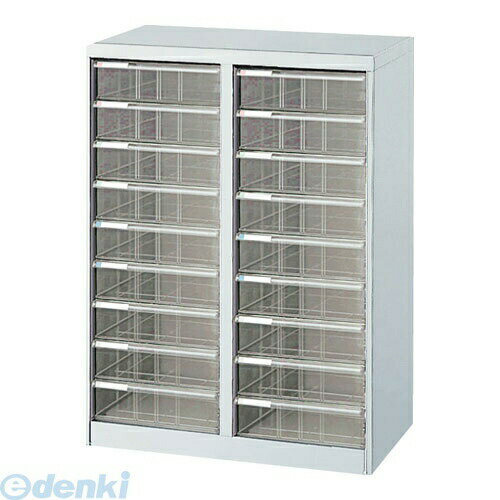 書類や小物の大量収納、種類の多い分類に。 多段収納の決定版、B4・2列フロアケース。 ●B4タテ型／深9段×2 ●本体寸法：W646×D412×H880mm ●深引出し内寸：W282×D387×H80mm ●本体重量：22.6Kg ●材質：...