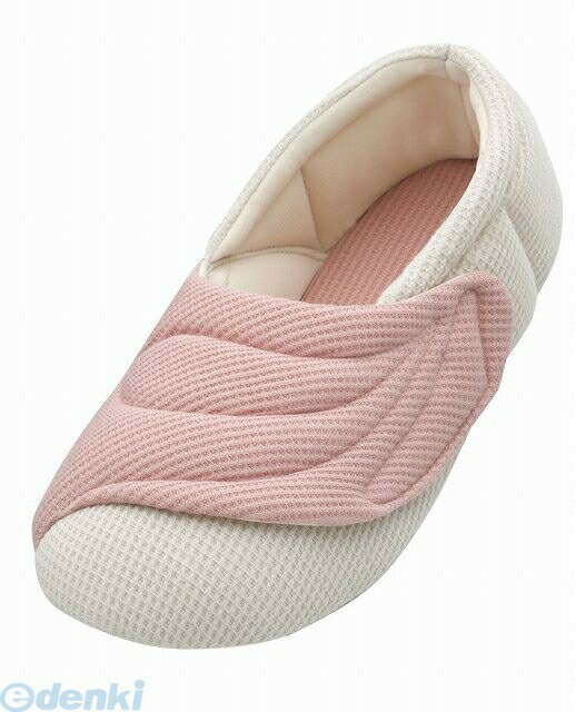 【商品説明】むくみや腫れがある時でもおしゃれにゆったりと●ワッフル素材で爽やかな履き心地です。足の状態に合せて、幅広ベルトで簡単に調節できます。中底に衝撃吸収素材（ピタフォーム）を採用。内側の甲部分にスリットを設け、より幅広い状態の足に対応...