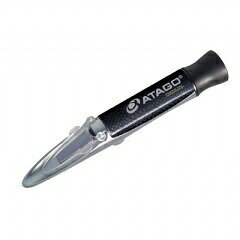 MASTER-10M測定範囲： 0.0〜10.0％最小目盛： Brix 0.1％寸法・重量：3.3×3.3×20.4cm160gBrix0〜10％ 濃度 手持屈折計 消耗品不要 自動吸引機能 デザイン グッドデザイン賞 アルミダイカスト 農...