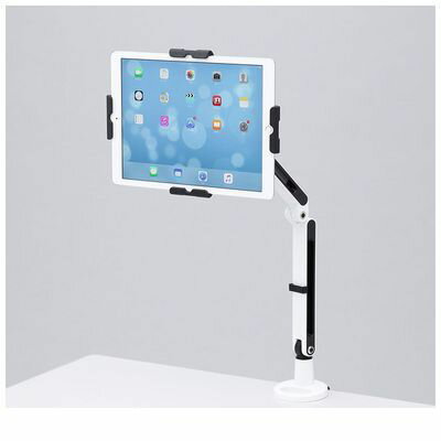 【商品説明】■11〜13インチのiPad、タブレットをデスク上で設置できるアームタイプのスタンドです。■Surface Pro4■や12.9インチiPad Proの取付けができます。■背面部のカメラは隠れます。■任意の位置で設定できるフレキ...