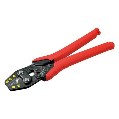 【商品説明】軽い力で圧着が可能！電線と圧着端子を圧縮接続に。安全・確実！スピーディーな圧着！(1)仮押え可能で作業がスムーズに！端子・スリーブが潰れず、仮押後の電線の差込がスムーズに行えます。(2)作業効率アップ！両面マーカー両面にカラーマ...