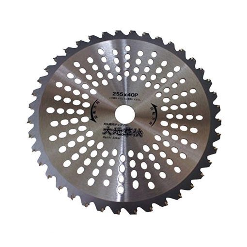 ハウスビーエム06-6744-9517【商品説明】■両側面研磨で切れ味良し縦埋込型チップ、コブ付でチップの脱落が少ない■直径（mm）：255■刃数（枚数）：40■内径（mm）：25.44986362512053