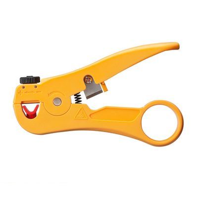 【商品説明】■LAN用パッチケーブルを自作する際の必需品です。■UTPケーブル、STPケーブルのの外皮をむくことができます。■指掛けリング付きで、スムーズな皮むき作業が行えます。■最適圧調整具付きで、きれいに皮むき処理が行えます。■対応径:...