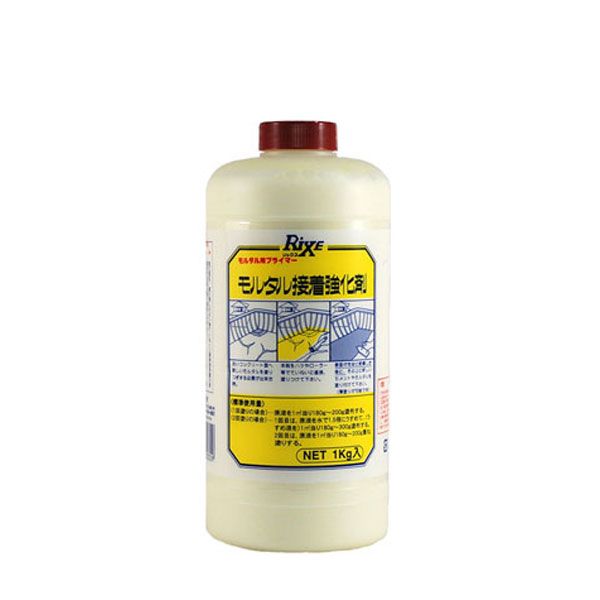 【商品説明】●吸水性の激しい下地でも接着強化材を塗布することで 表面に塗膜を形成し下地への吸水を抑制します。●特殊アクリル系樹脂で下地に強力接着! また、表面に微細な凹凸ができるため新しく施工する モルタルとの接着力も飛躍的に向上します。●...