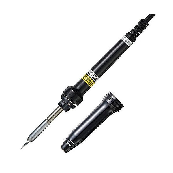 高性能セラミックヒーター内蔵精密ソルダリングに最適のコンパクト設計！ SK-30/40シリーズ 3つの特徴 1 精密ソルダリングに最適のシャープなコテ先　　　　　　　　　　　　　　 （長寿命耐蝕タイプ） 2 コテ先内部に特殊ステンレスインサ...