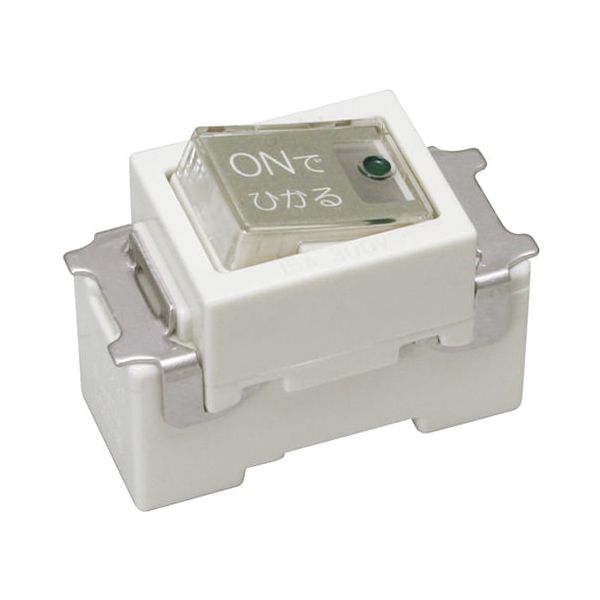 【商品説明】明工社　ML1351W-N　ML表示付オンライトスイッチ 片切 100V用 3線式4990848135117