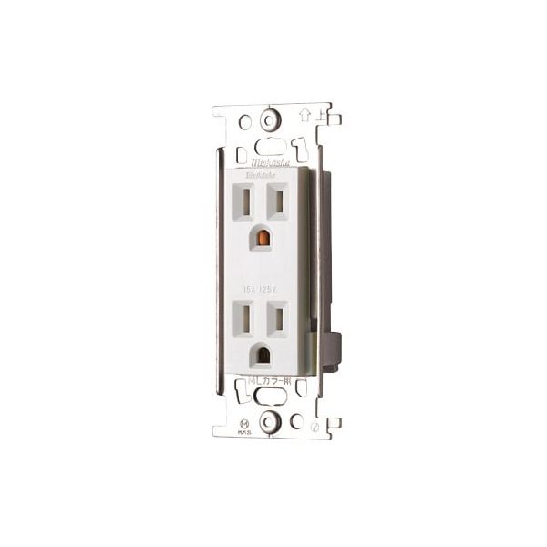 【商品説明】明工社　ML1215W　ML接地ダブルコンセント4990848121509