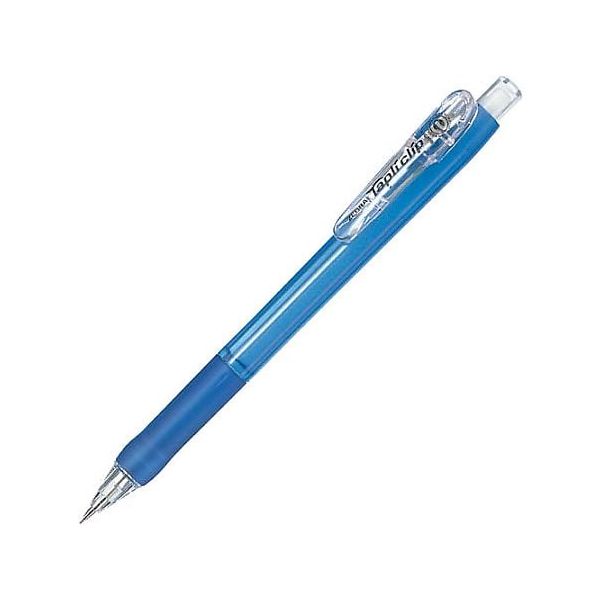0.5mmシャープペン。たっぷりかけるシャープペン。※残芯3.5mmまで（次の芯が1本目の芯を押し、残芯を短くする機構の為、2本以上の芯が必要）好評なゼブラ独自の可動式クリップ「バインダークリップ」をプラス！。厚手のものに挟んでも折れにくく...