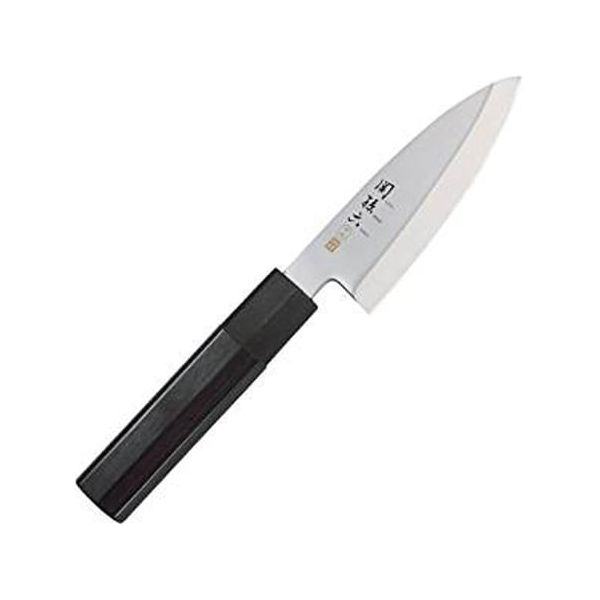 貝印0120-016-410【商品説明】■錆びにくくお手入れ簡単な和包丁。■糸切刃の本格刃付。密閉性の高い口金。フィット感の高い積層強化木八角ハンドル。■サイズ：224X40X20(mm)■サイズ：188g■刃渡り：105m■材質：刃：モリ...