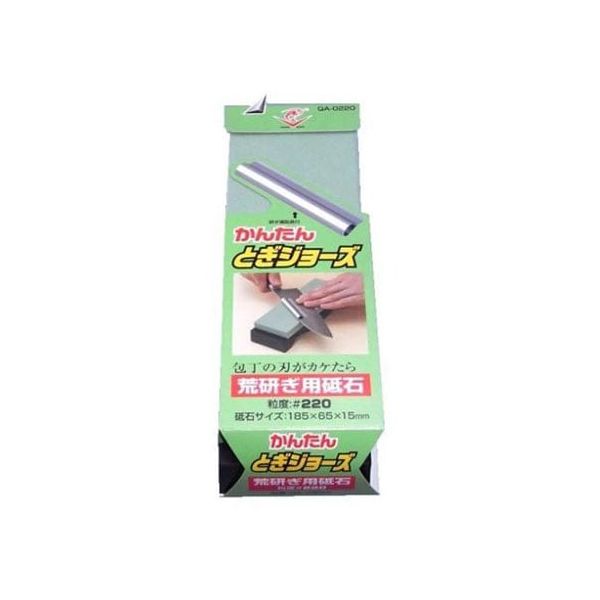 【商品説明】■刃物の角度が保持できる補助付き金具が入ったかんたんに研げる荒砥石です。4955571750457