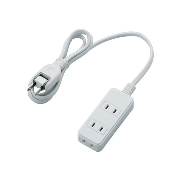 エレコム0120-898-794■本体差込口形状：2ピン ■本体差込口個数：3個口 ■プラグ仕様：2ピン・スイングプラグ ■コード長：1m ■定格：125V・15A・1500W ■雷ガード：◯ ■絶縁キャップ付きプラグ：○ ■二重被ふく：○...