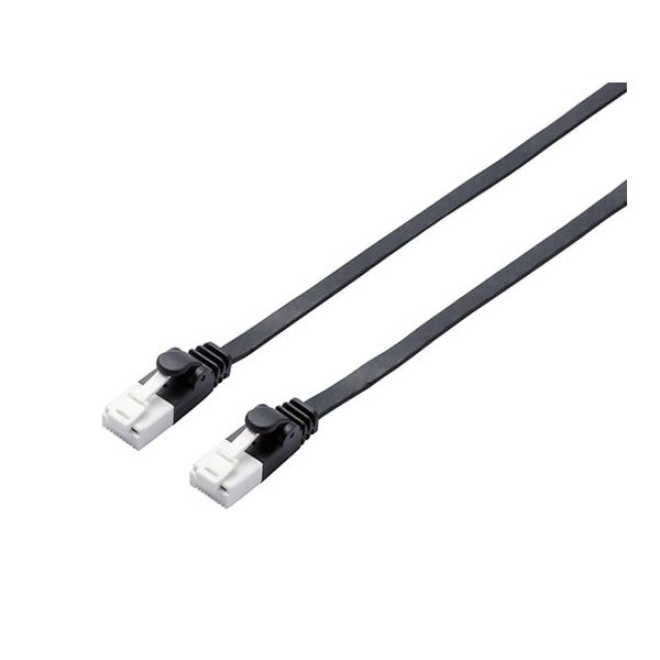 【商品説明】■カラー：ブラック■伝送速度：10Gbps■インターフェイス：RJ-45コネクター■環境配慮事項：EURoHS指令準拠■規格：Cat6A準拠(10GBASE-T/1000BASE-TX/1000BASE-T/100BASE-TX...