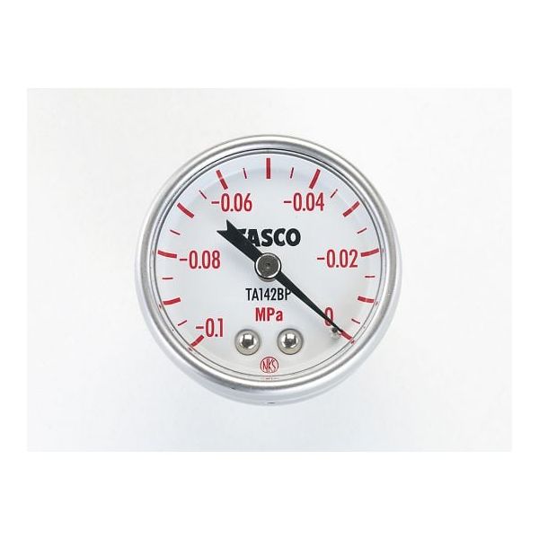 【商品説明】《仕様》●圧力範囲：0〜-0.1MPa●外径：40φ●ゲージ取付ネジ径：1/8NPT(後ろ出し)●ケース：SUS 304